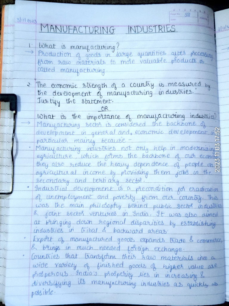 Manufacturing Industries | PDF