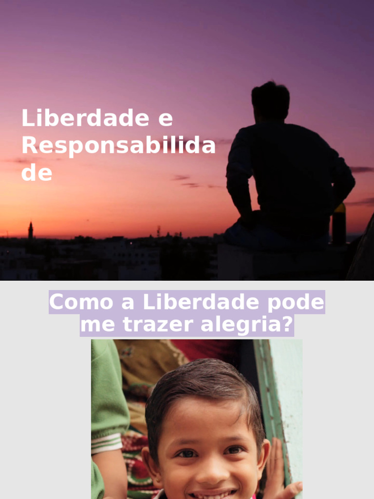 Liberdade e Responsabilidade na Vida | PDF | Liberdade | Livre arbítrio