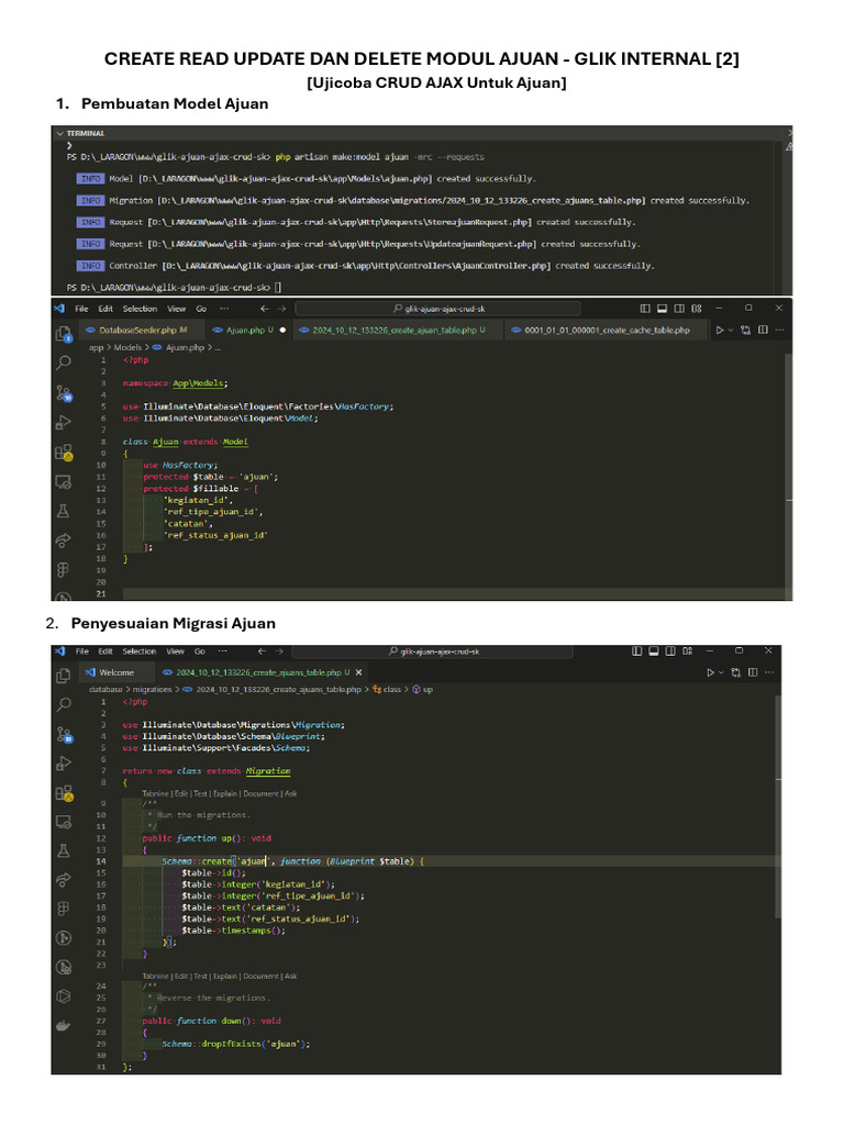 Crud Ajuan - Glik Internal | PDF