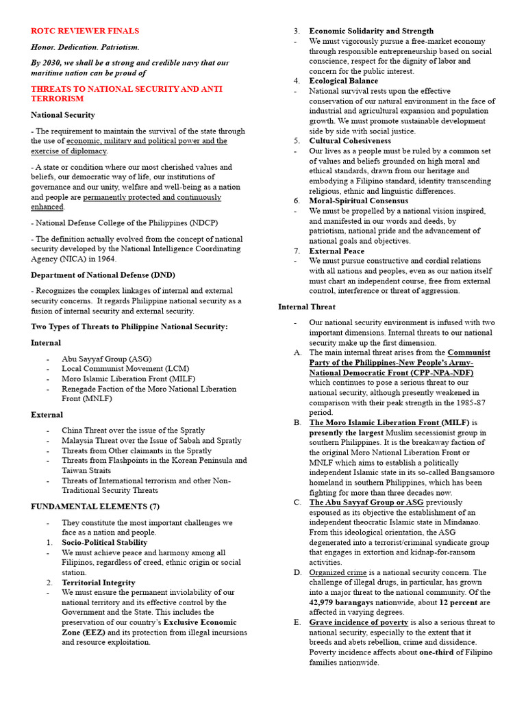 Rotc Reviewer Finals | PDF | Map | Contour Line