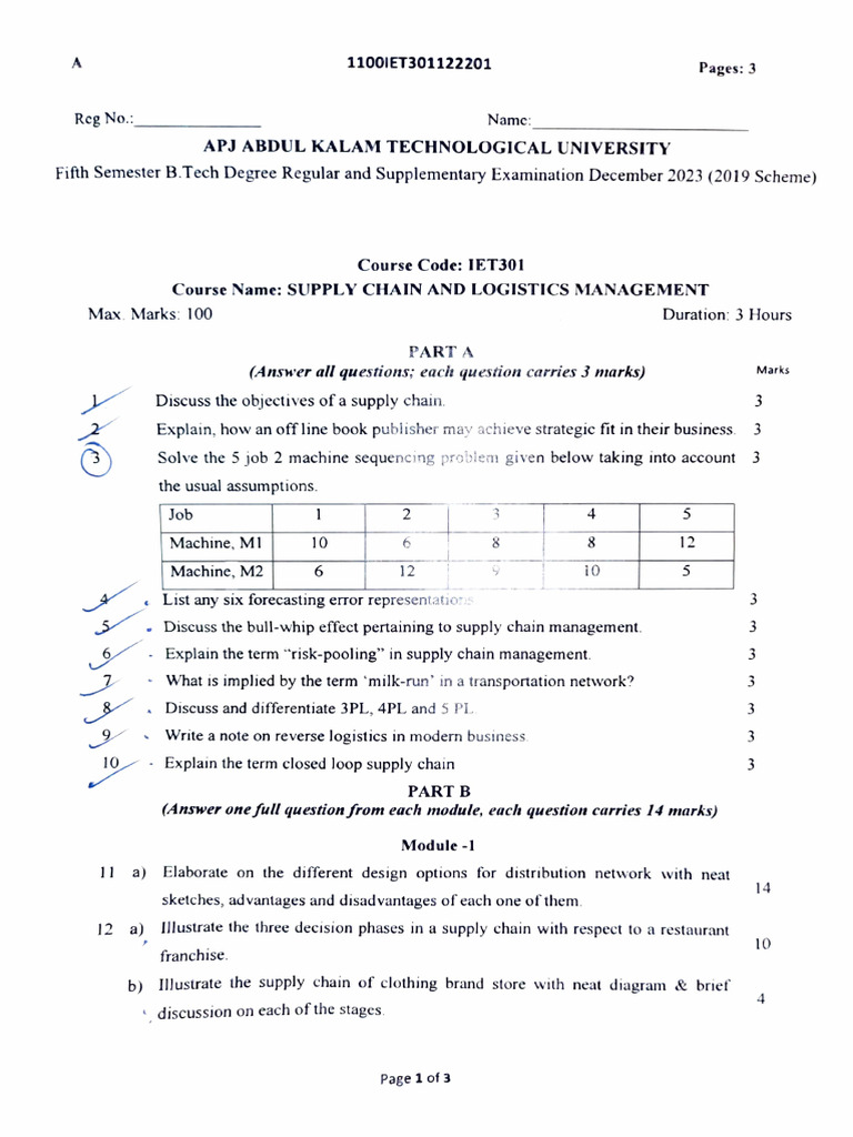 SCLM 2023 | PDF | Demand | Logistics