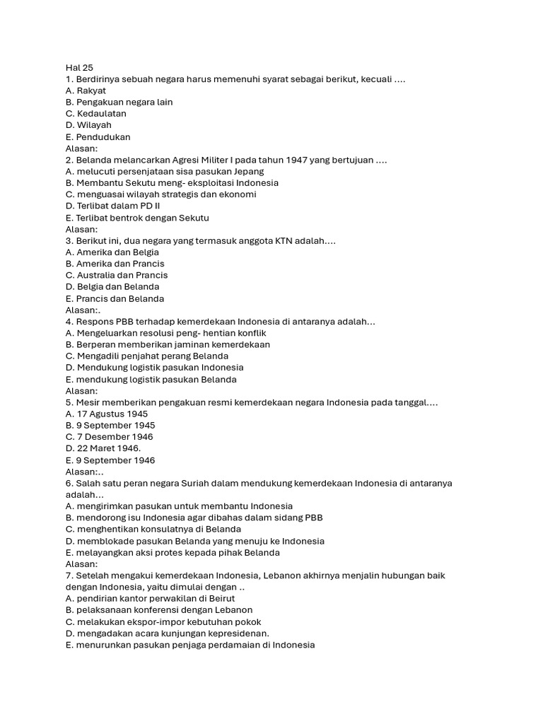 Syarat Negara dan Perang Dingin Indonesia | PDF