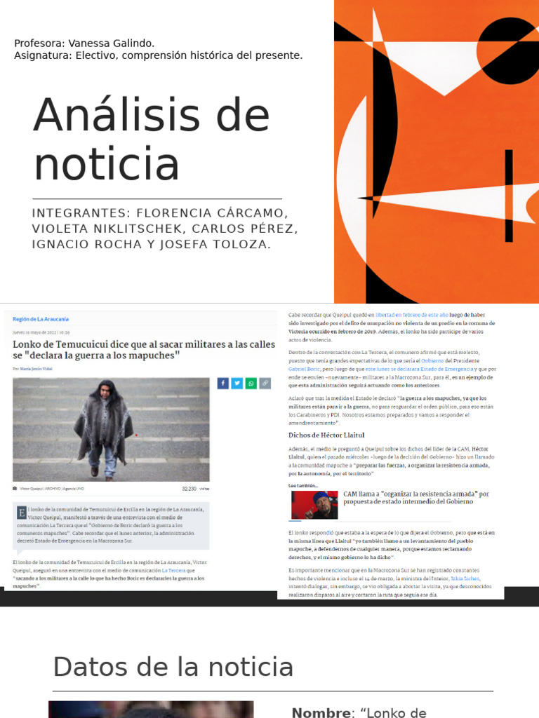 Trabajo Mapuche Comprensión | PDF | guerra civil Española