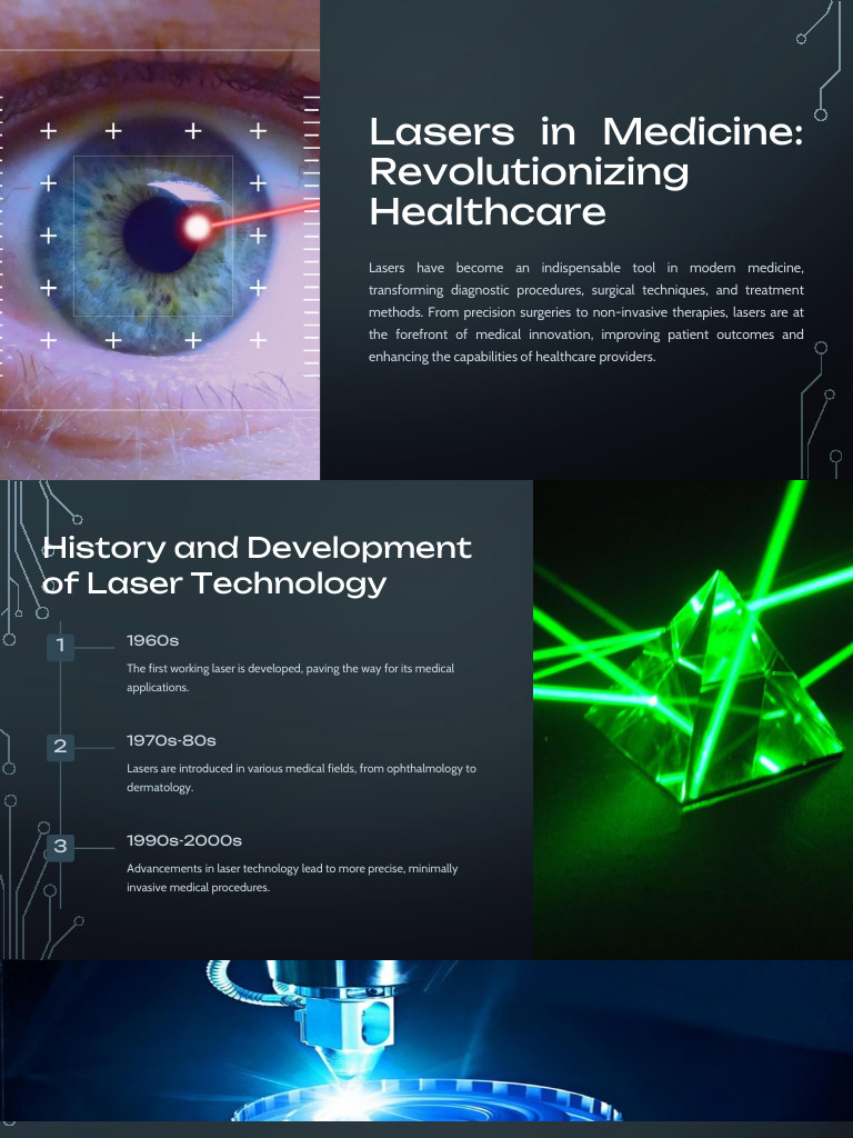 Lasers in Medicine Revolutionizing Healthcare | PDF | Surgery | Laser