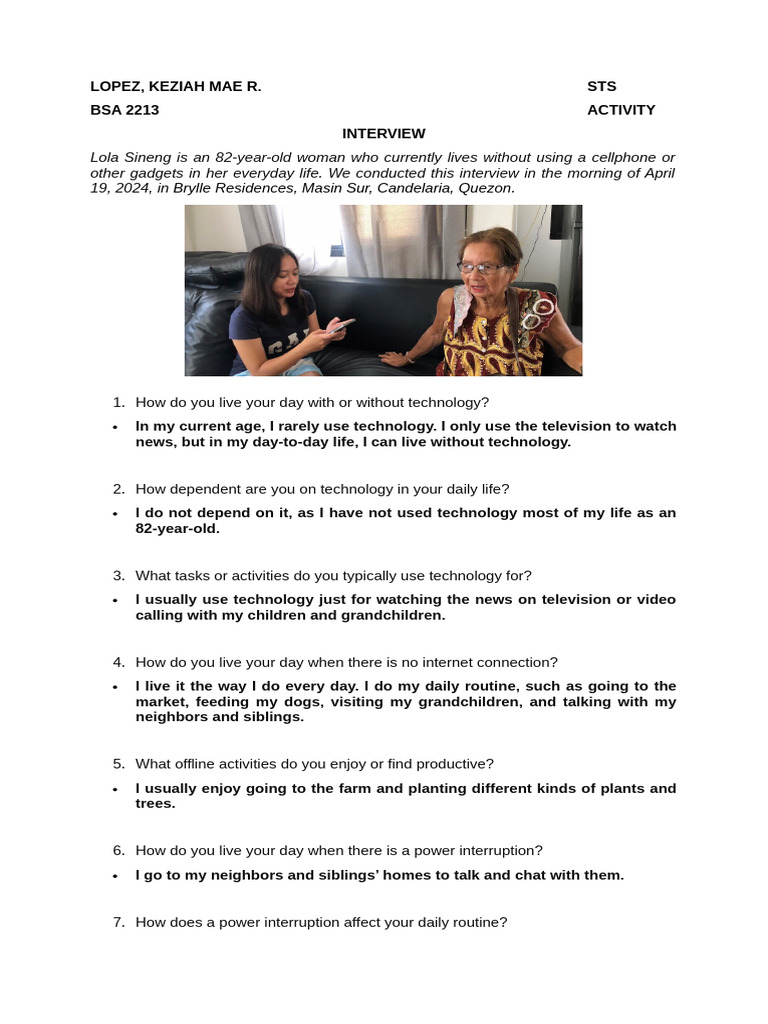 Interview - Sts | PDF