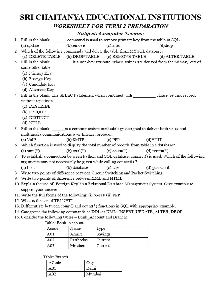 SQL Ws | PDF | Table (Database) | Databases SQL Ws | PDF | Table (Database) | Databases