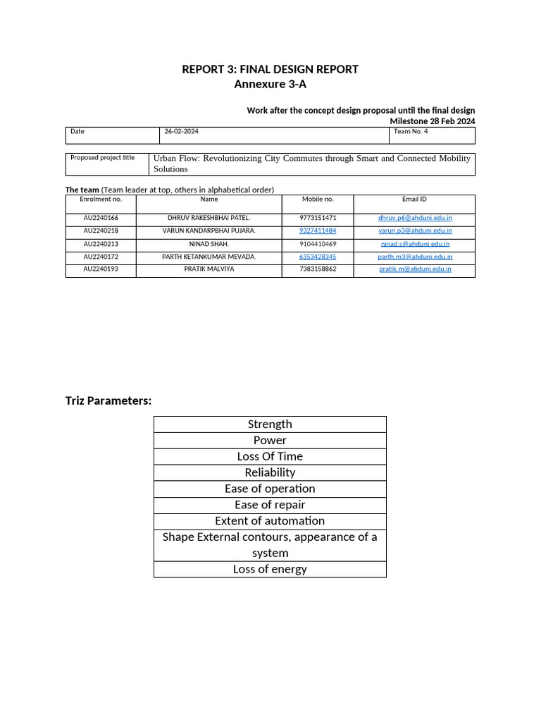 R3 Annexure 3A | PDF | Materials | Building Engineering