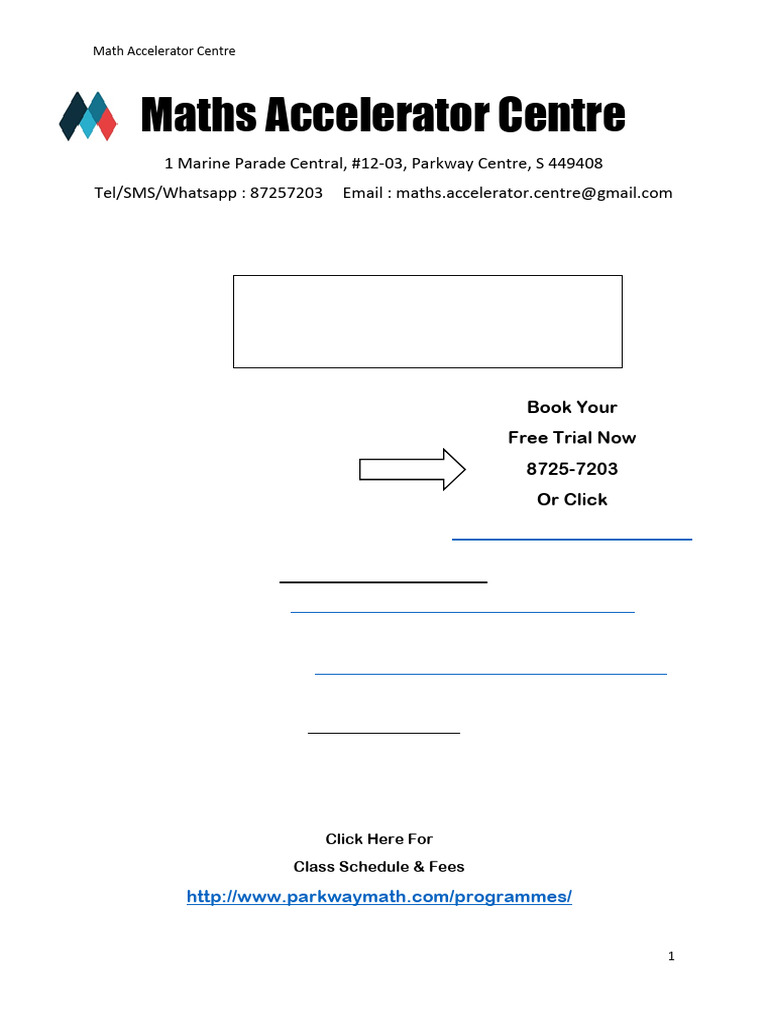 Primary 4 Math 2024 T3L03 | PDF