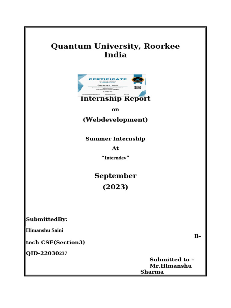 INTERNPA | PDF | Java (Programming Language) | Object Oriented Programming