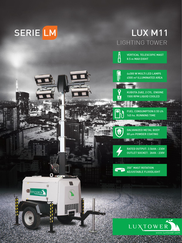 Technical Data LUX-M11 | PDF | Physical Quantities