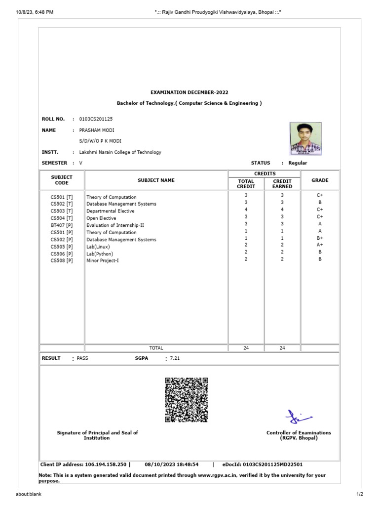 5 Sem | PDF | Computing | Computer Science