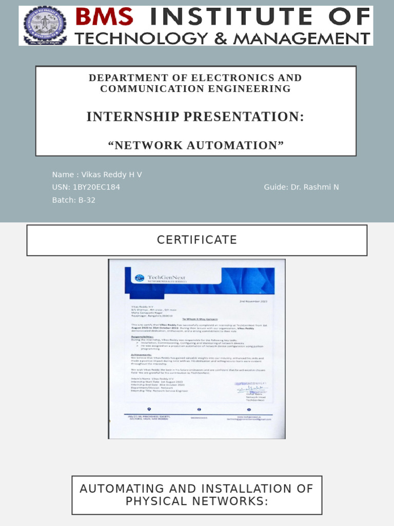 Internship | PDF | Computer Network | Network Socket