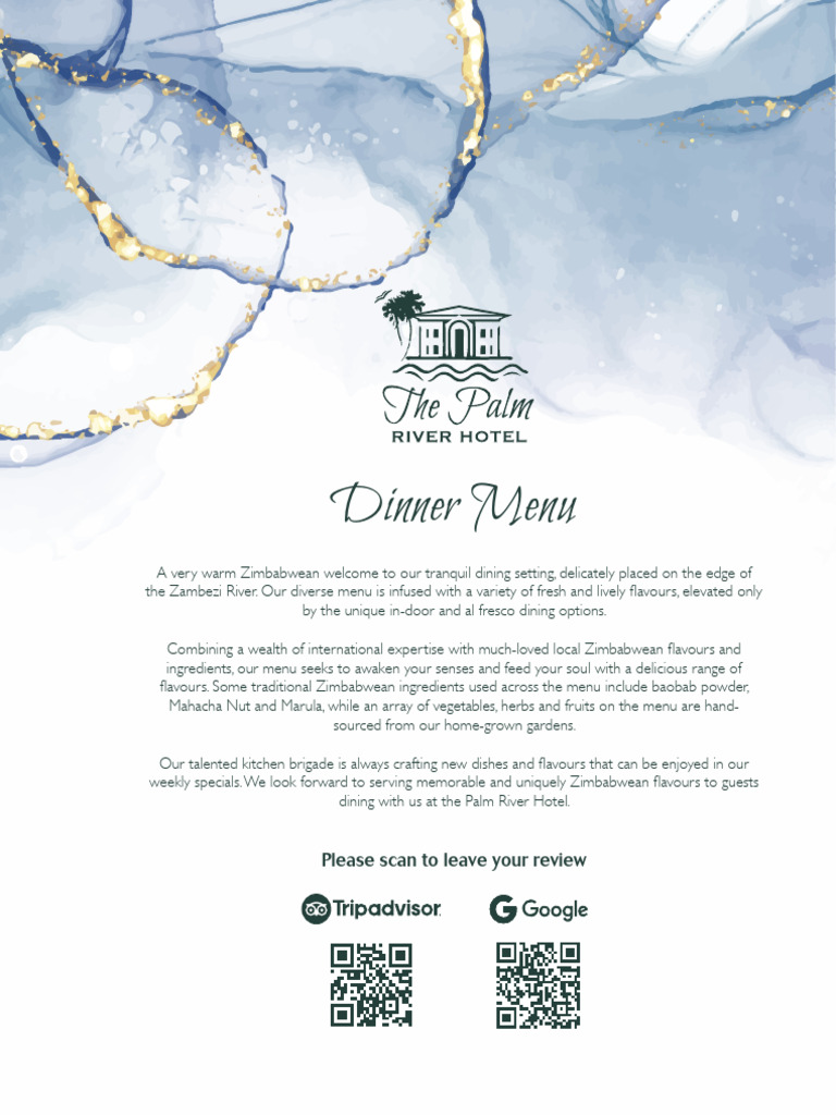 PRH Dinner Menu Folder 2023 Online | PDF | Sauce | Salad