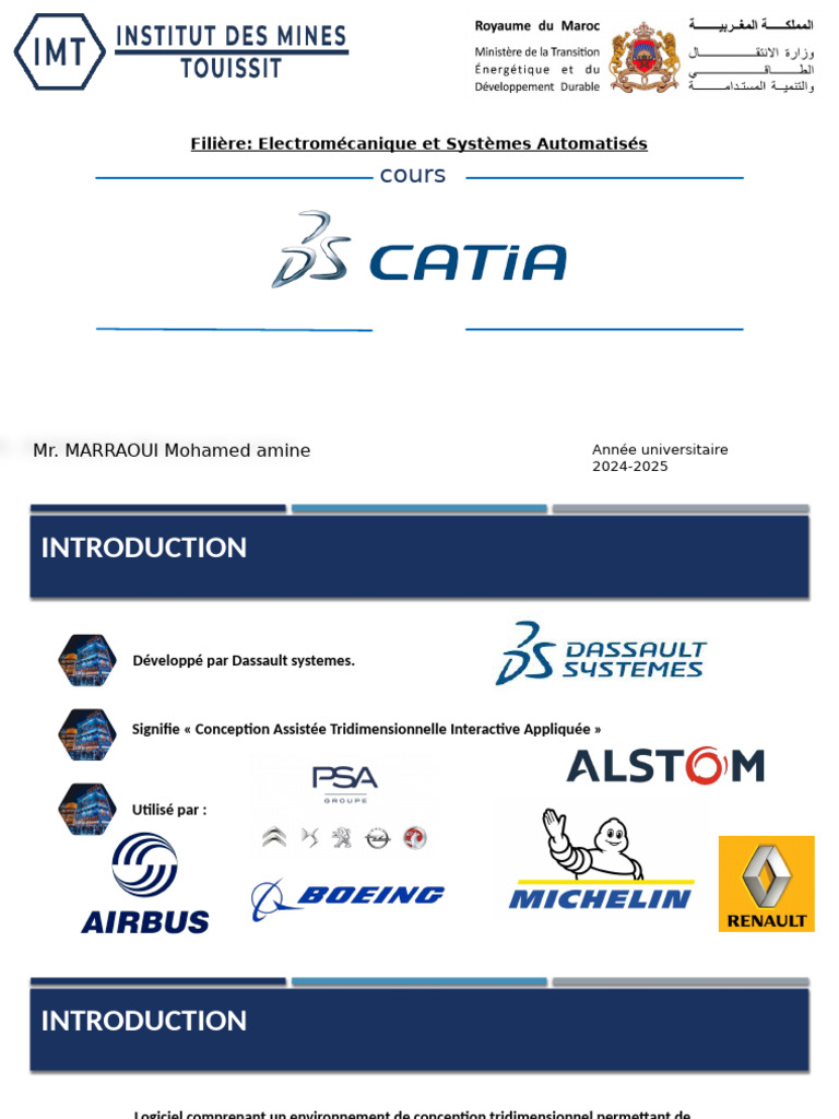 Cours CATIA | PDF | Informatique