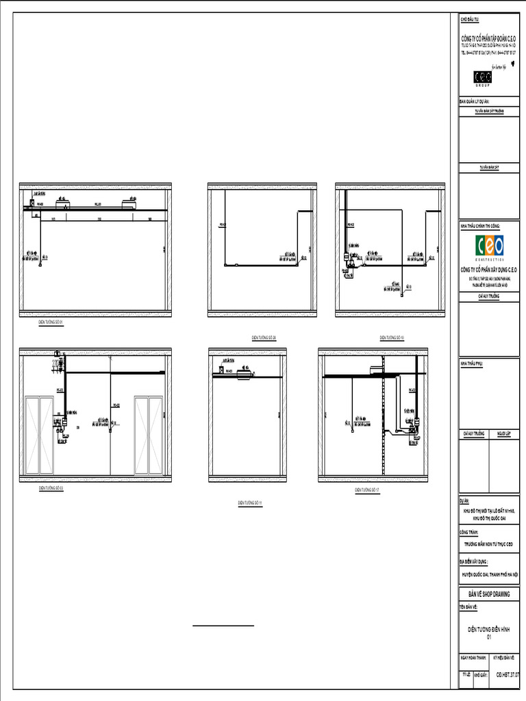 15. CHI TIẾT LẮP ĐẶT ĐIỂN HÌNH-CĐ.HBT.37.07 | PDF