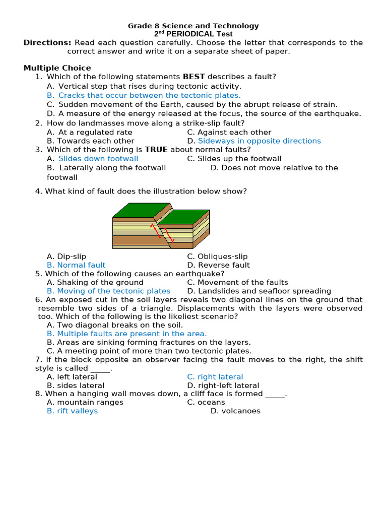 2nd Periodical Test Math | PDF | Tropical Cyclones | Earthquakes