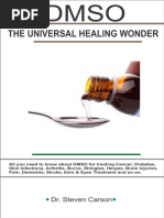 DMSO Health and Safety Information | PDF | Dimethyl Sulfoxide | Toxicity