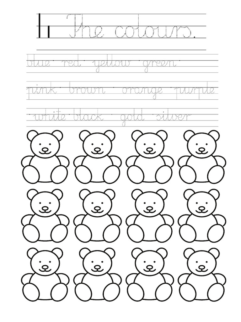 3.the Colours - 1st Grade | PDF