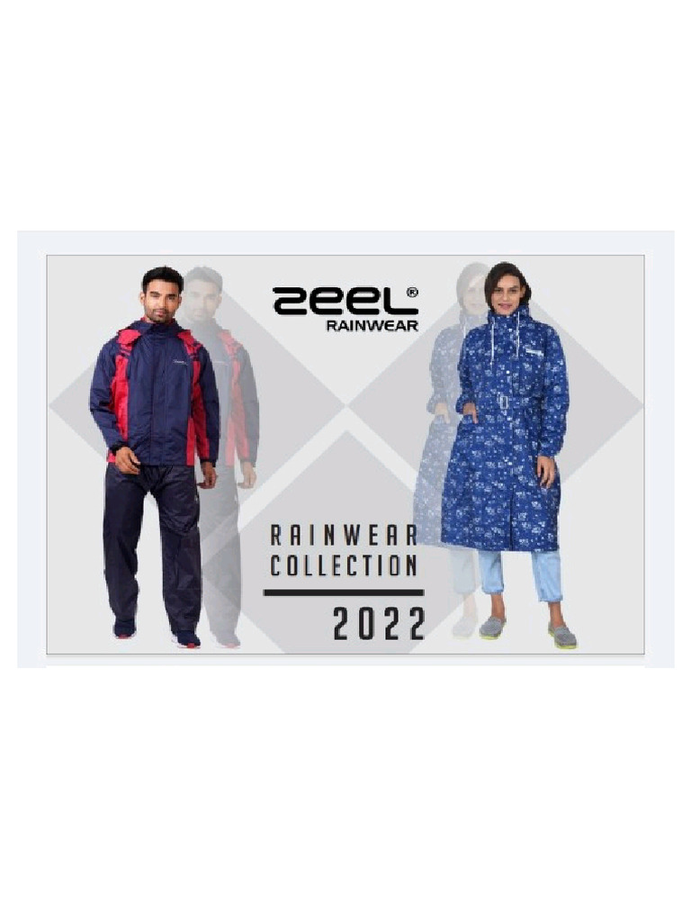 Zeel Men Raincoats | PDF