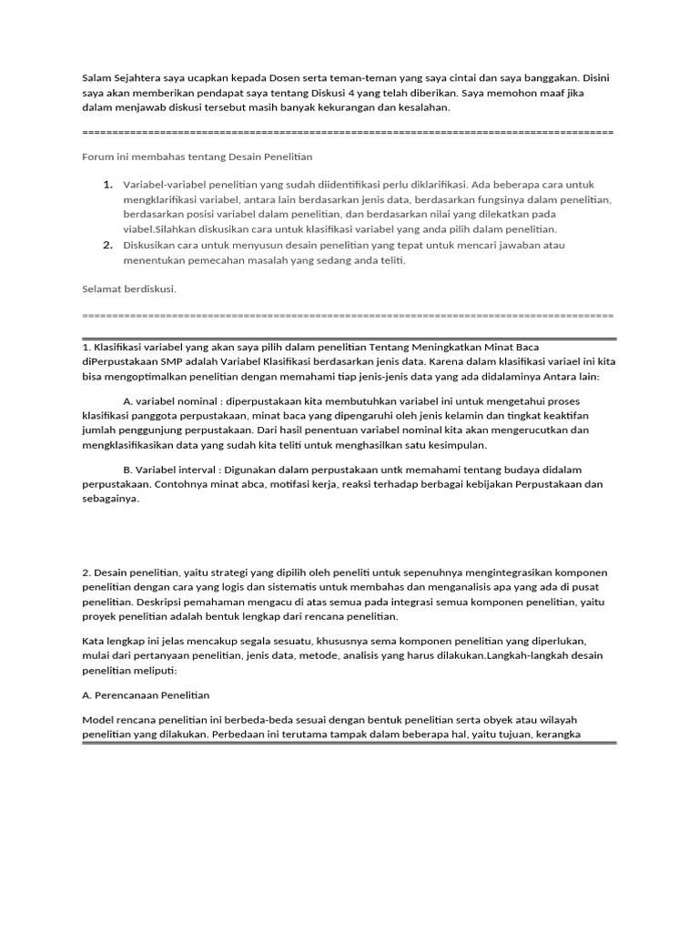 Diskus 4 Metode Penelitian Sosial | PDF