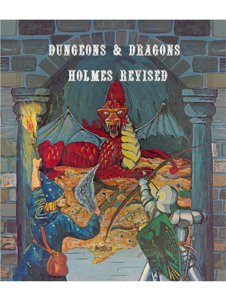 D&D Holmes Revised (Basic, BX) | PDF | Magician (Fantasy) | Dwarf (Dungeons & Dragons)