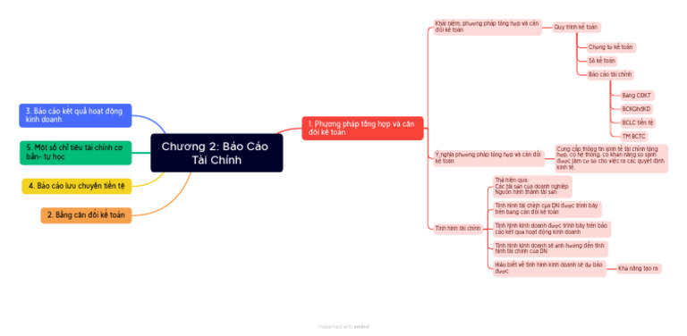 MindMap - NLKT - Chương 2: BCTC | PDF