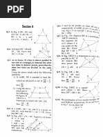 Triangles CBSE PYQ WORKSHEET | PDF | Triangle | Euclid