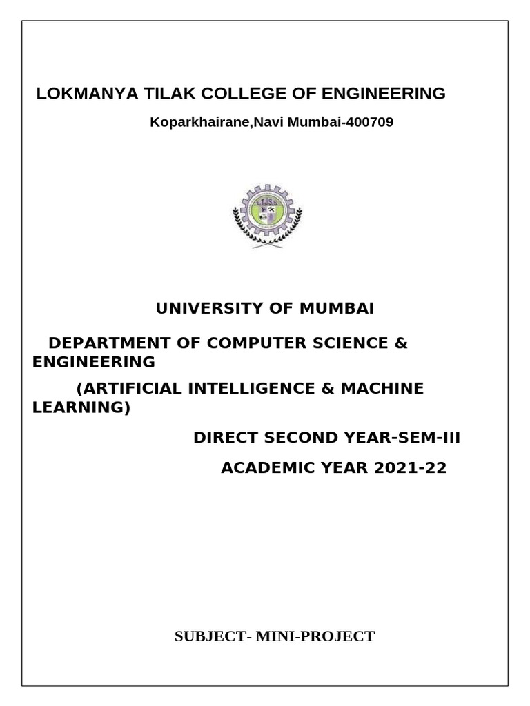 Miniproject Abstract G2 | PDF