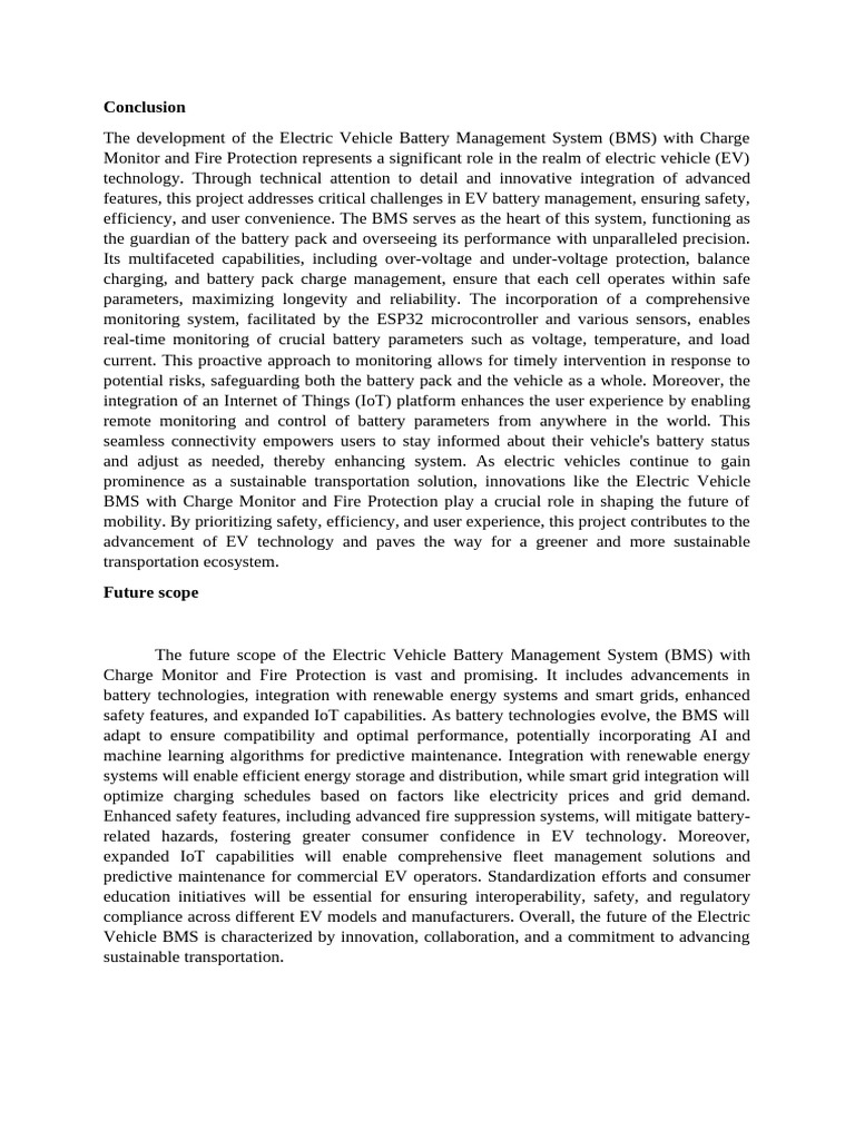 Electric Vehicle BMS: Future Insights | PDF | Electric Vehicle ...