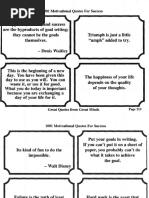 100 Motivational Quotes for Success | PDF