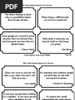 100 Motivational Quotes | PDF