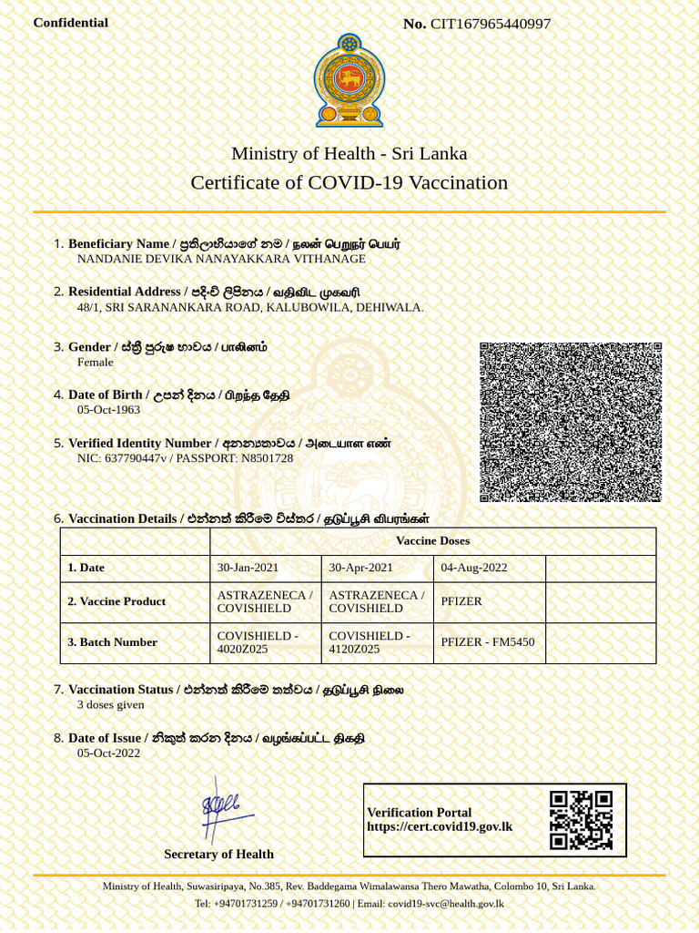Certificate of Devika | PDF
