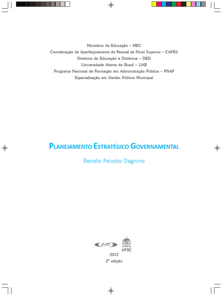 Planejamento Estratégico Governamental | PDF | Estado | Planejamento estratégico