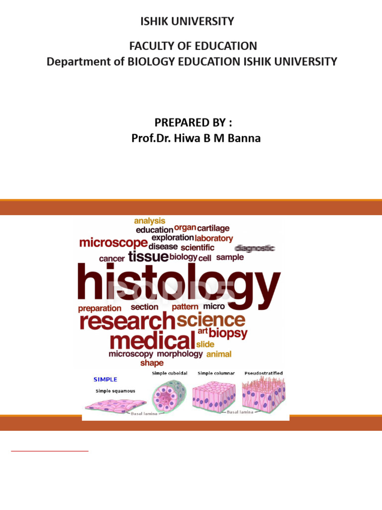 Histology Lecture Notes for Students | PDF | Histology | Fixation ...