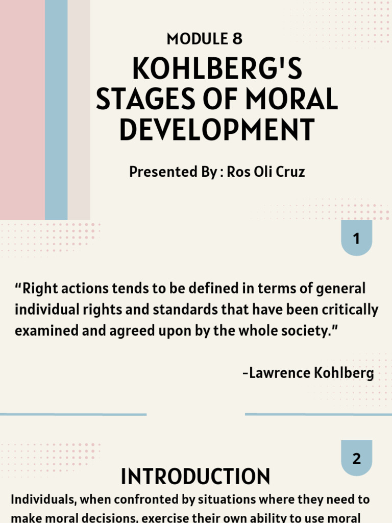 Kohlberg's Stages of Moral Development | PDF | Psychological Concepts ...