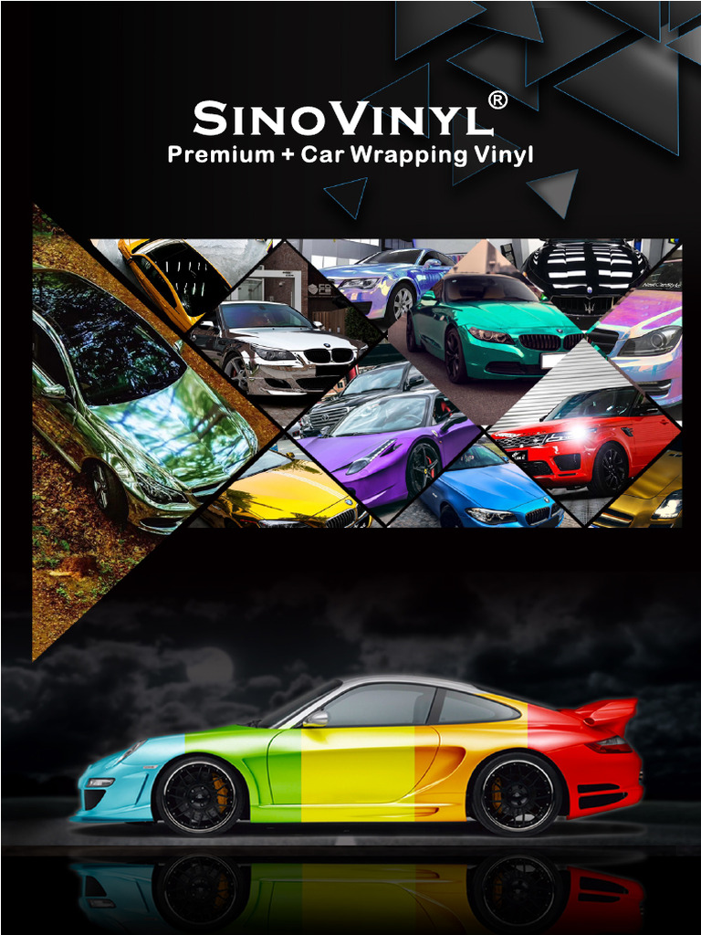 Sino-Group-Car-Wrap-Vinyl-Catalog 202311 | PDF | Adhesive | Polyvinyl ...