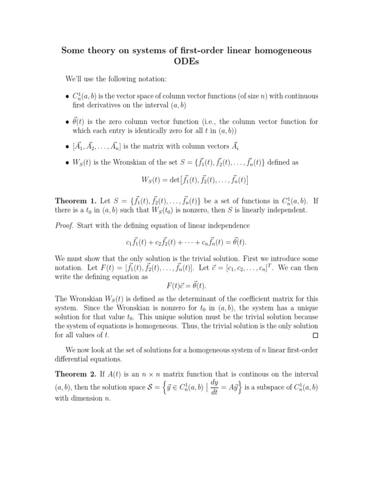 Theory Systems | PDF | Linear Subspace | Vector Space