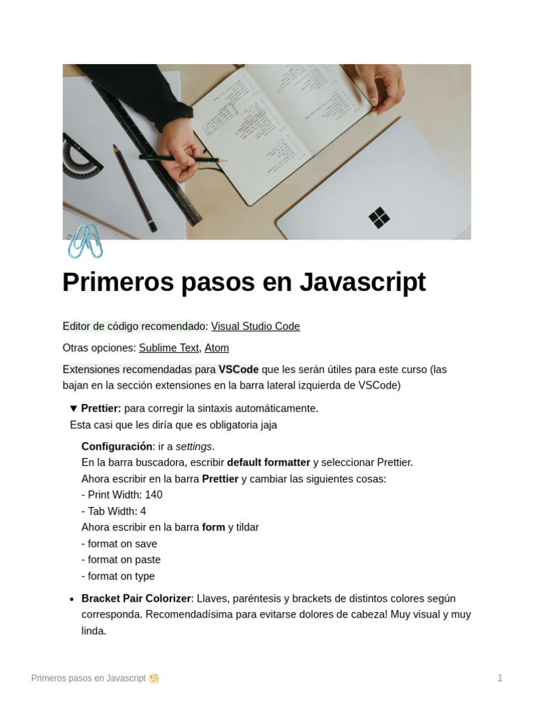 Primeros Pasos en Javascript | PDF | Tipo de datos | Variable (informática)