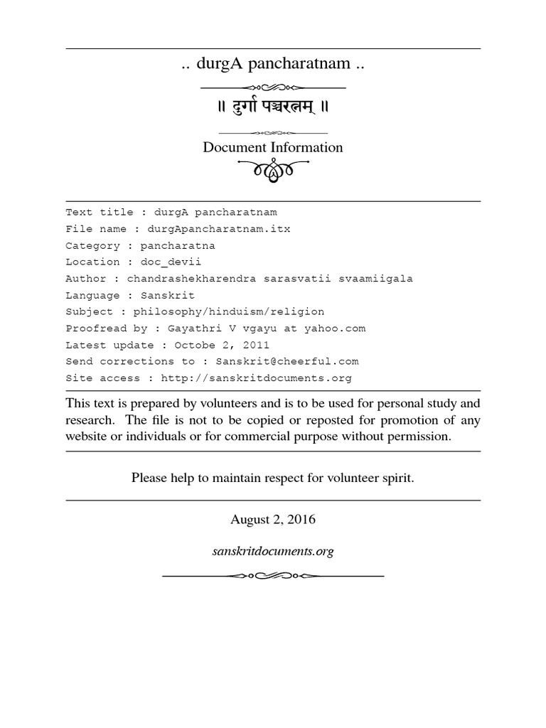 Durg Apancharatnam | PDF