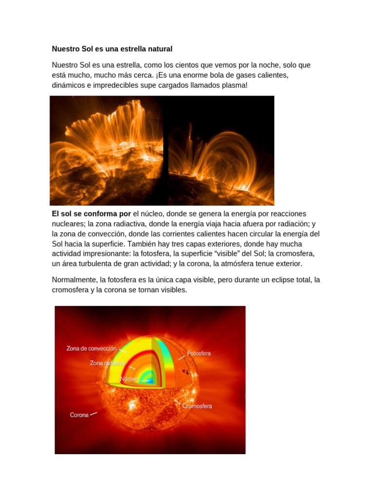 El Sol | PDF | Dom | Sistema solar