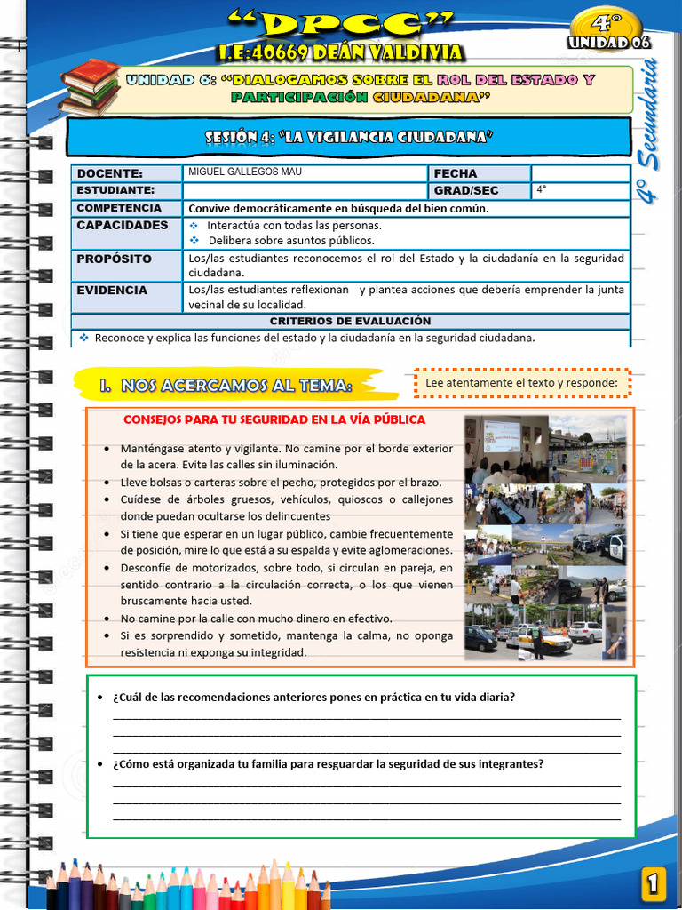 4° DPCC - Actv.04-Unid.6 2023 | PDF | Valores | Presupuesto