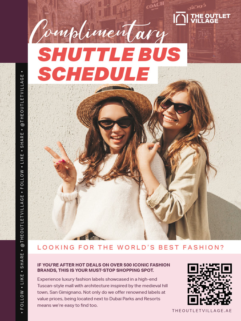 TOV Shuttle Flyer 19jan22 | PDF | Hotel | Hospitality Industry