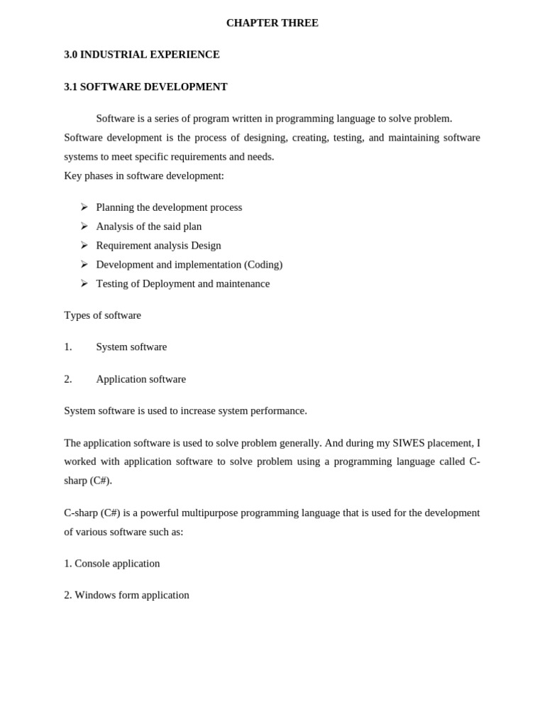 Siwes Personal Report | PDF | Command Line Interface | Software