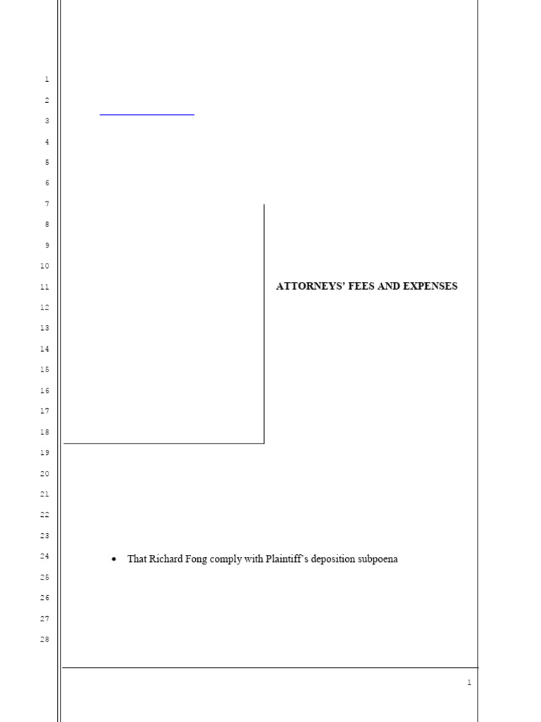 Legal Motion: Deposition Compliance | PDF | Deposition (Law ...