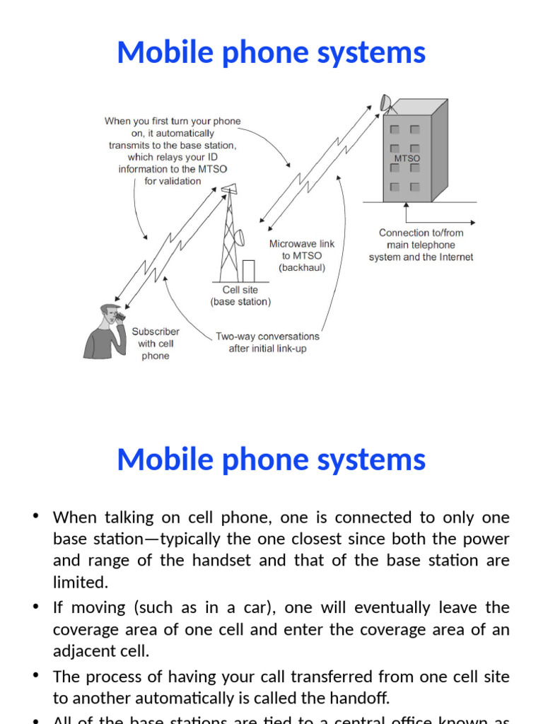 Mobile Phone Systems | PDF