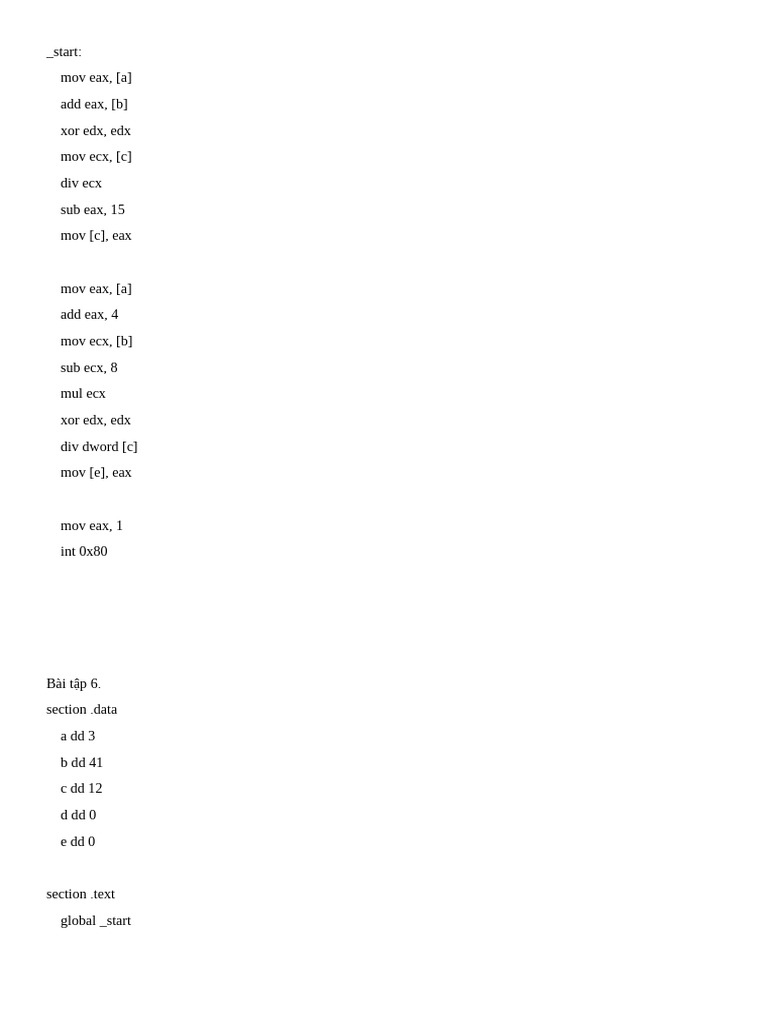 KTMT tuần 12 | PDF