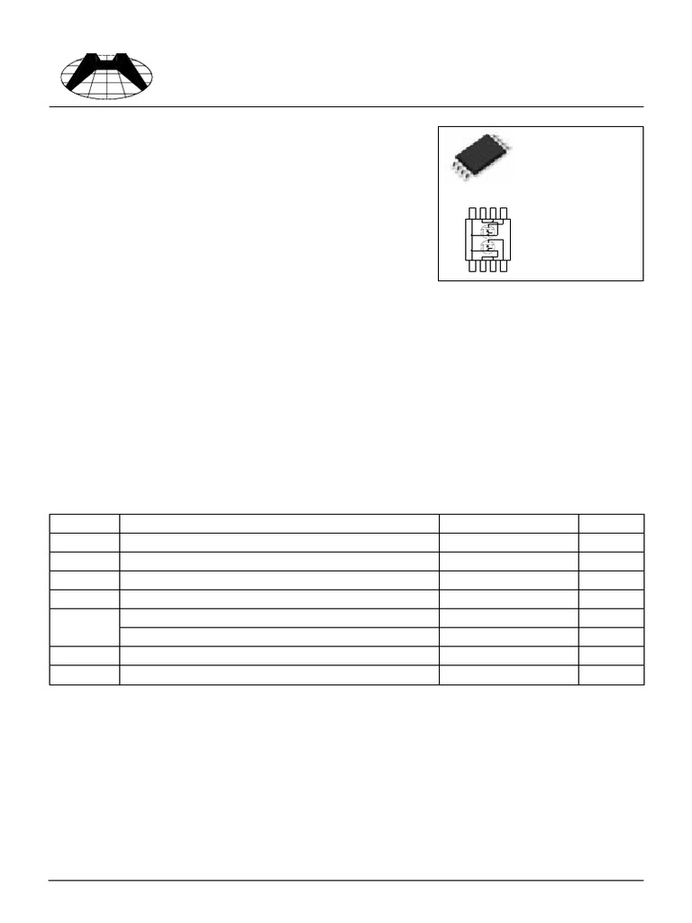 HSMC H8205a | PDF | Field Effect Transistor | Mosfet