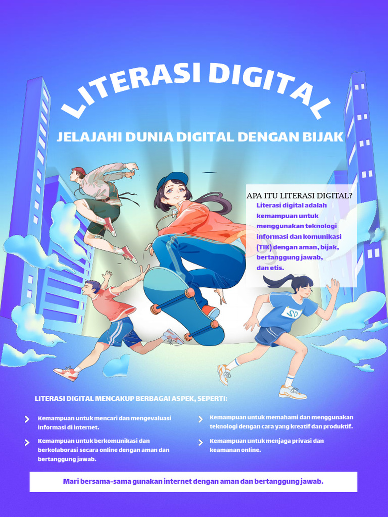 Poster Literasi Digital | PDF