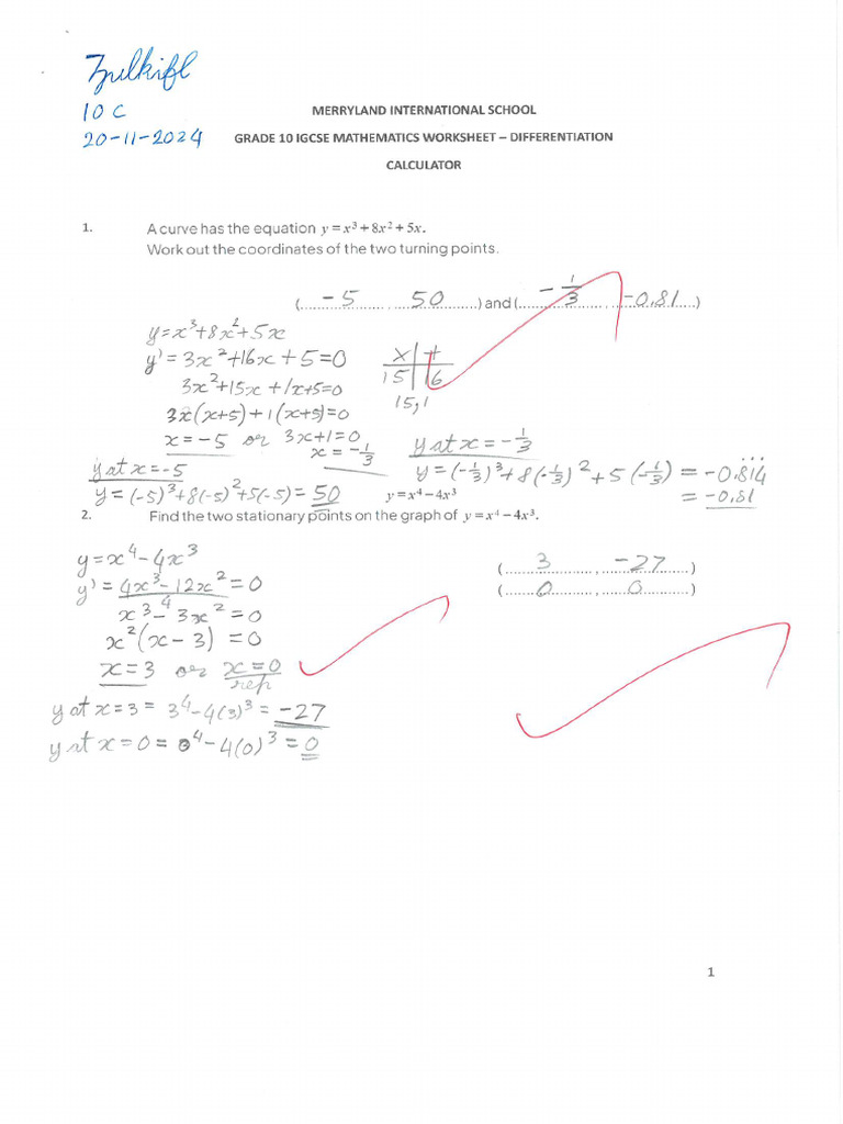 Worksheet 12 Key | PDF