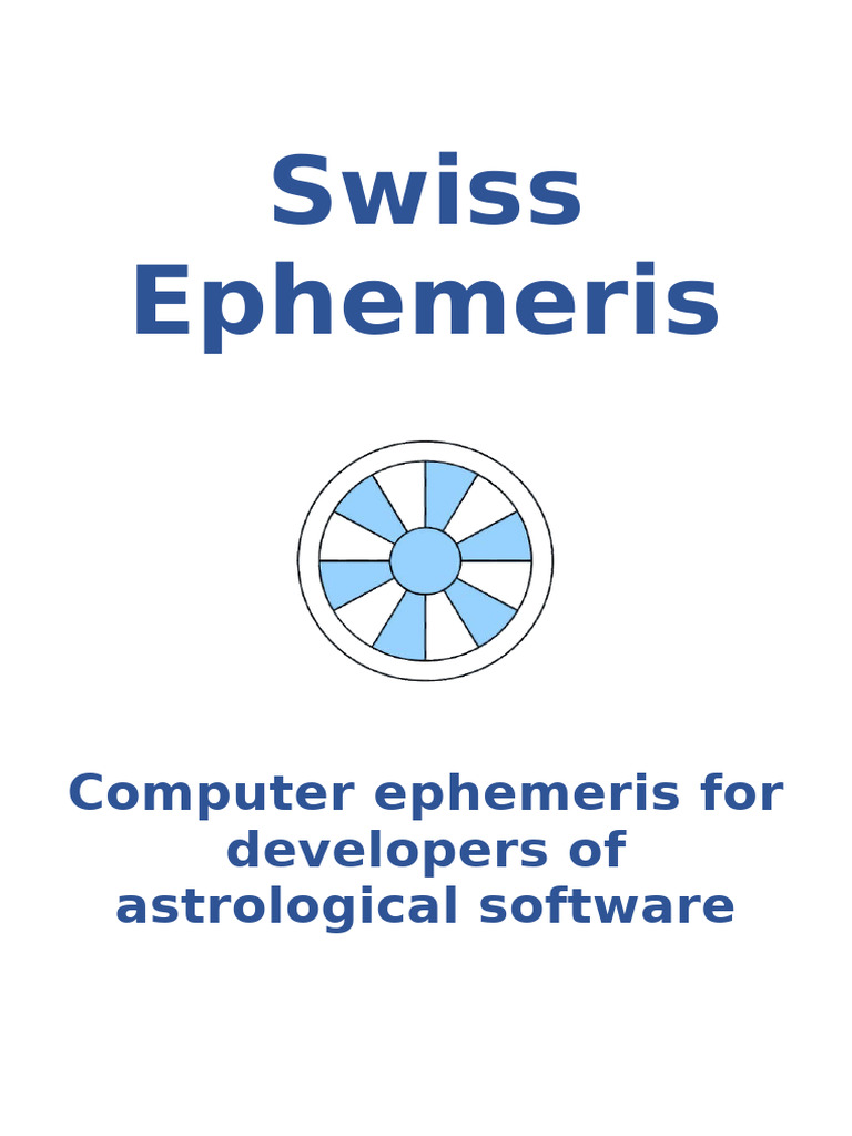 Swiss Ephemeris Overview for Developers | PDF | Astronomy | Solar System